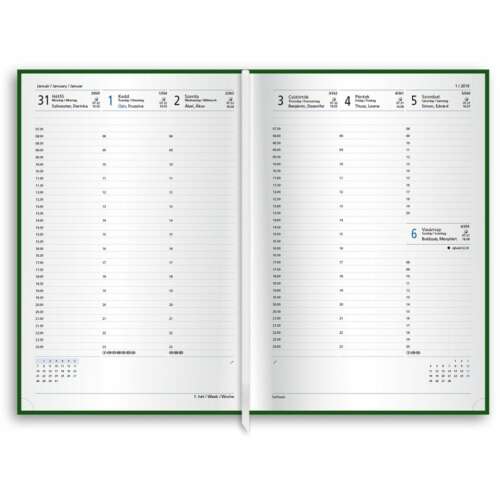 TopTimer Fashion határidőnapló B5 heti fehér lap kétféle matt hőre ...