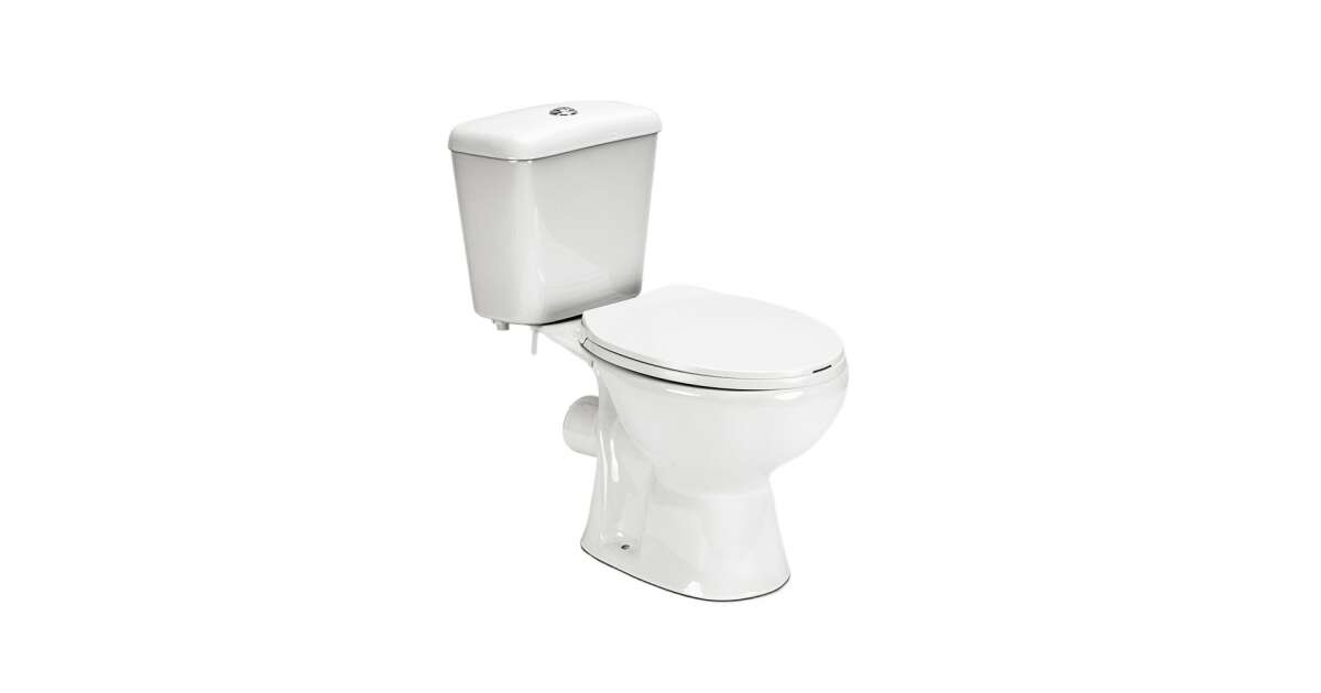 Cleano Monoblokk WC - Hátsó Kifolyás - 67x38x73,5cm | Pepita.hu
