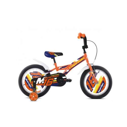 Capriolo BMX 16HT MUSTANG Kinderfahrrad, orange-blau-schwarz | Pepita.com