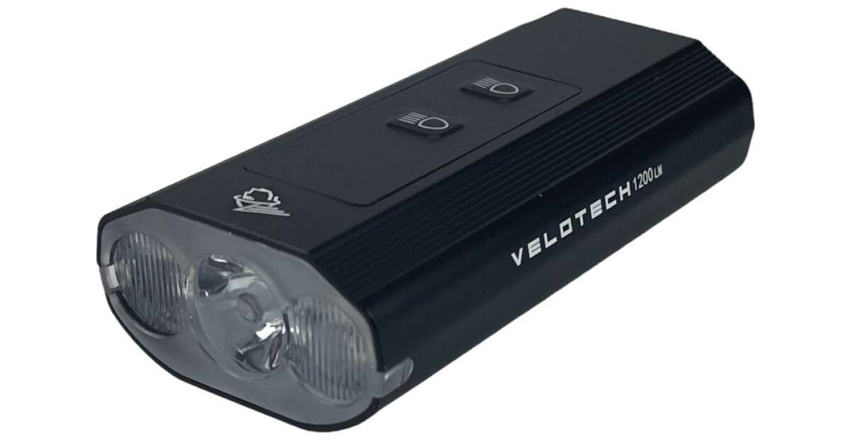 Velotech Pro 1200L első lámpa | Pepita.hu
