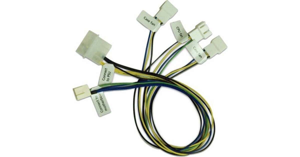 Akasa 4pin Molex -> 3x 4pin PWM cablu ventilator PWM 30cm (AK-CB002) (AK-CB002) | Pepita.com
