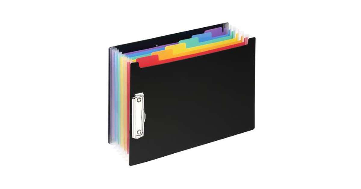 VIQUEL Harmonica folder with writing board, 6 compartments, VIQUEL ...