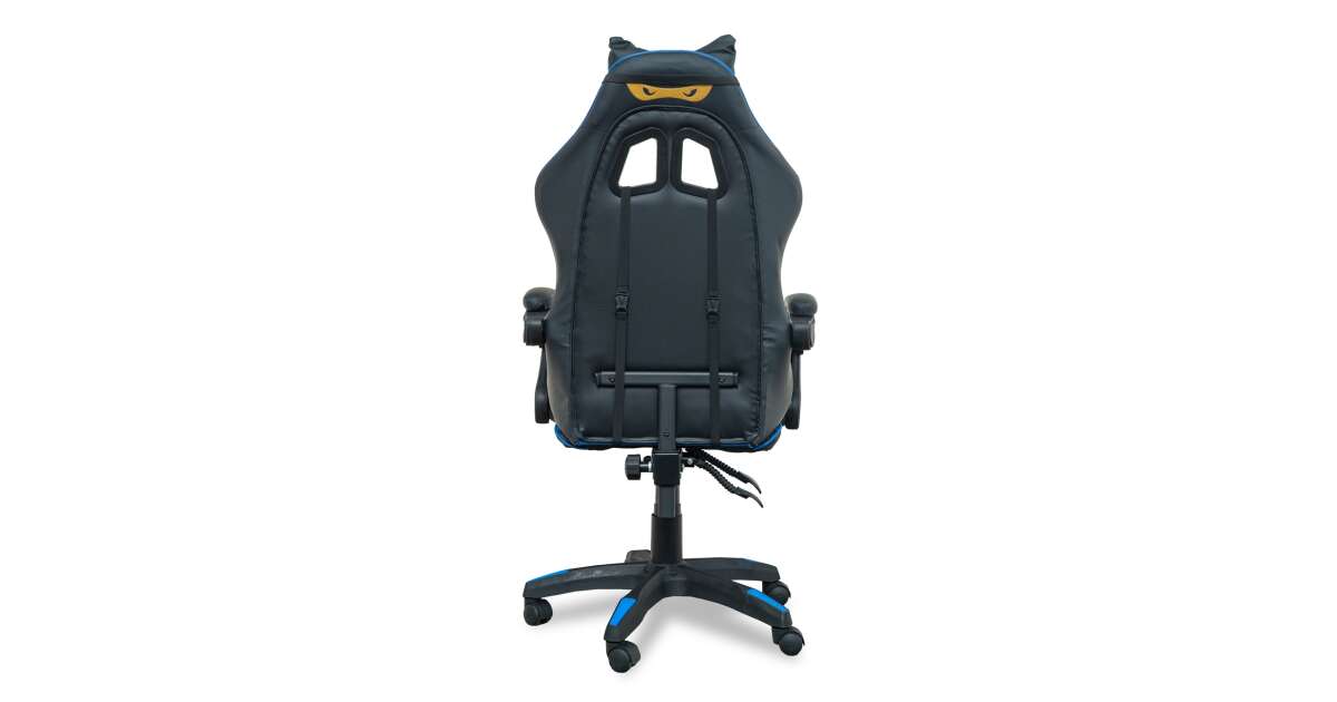 Bandit Blue Thunder Gamer szék derék- és fejpárnával #fekete-kék ...