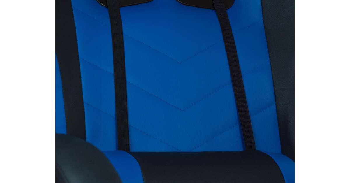 Bandit Blue Thunder Gamer szék derék- és fejpárnával #fekete-kék ...