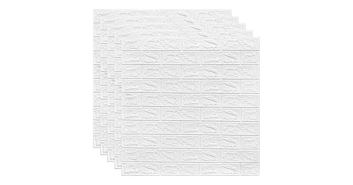 Set 5x tapet autoadeziv 3D, autocolant, spuma moale, design modern ...