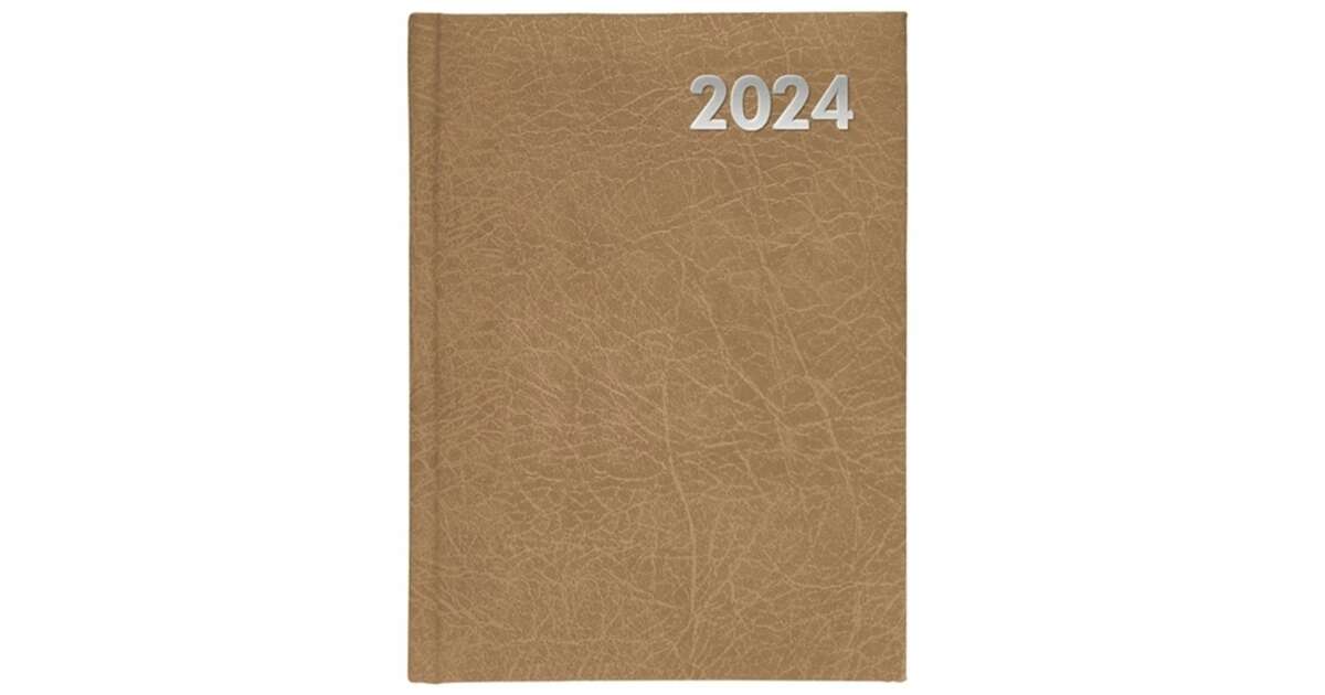 Határidőnapló ALISCA BALADEK B/5 napi fehér lapos barna 2024 | Pepita.hu