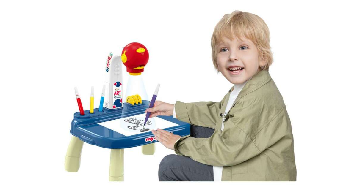 My-Arts Kreatív Rajzoló Asztal Projektorral - Gyermekeknek | Pepita.hu