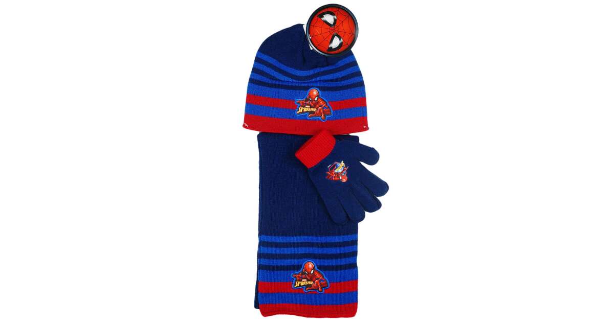 SpiderMan/Pókember sapka, sál, kesztyű szett | Pepita.hu