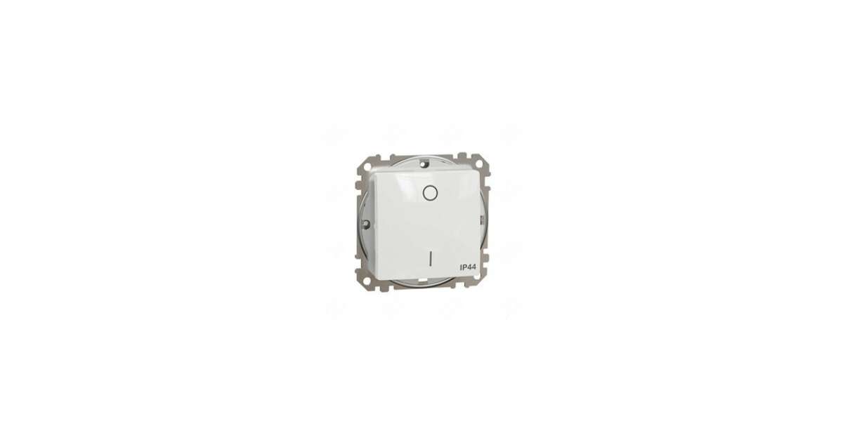 Schneider spring-loaded IP44 SDD double pole switch white (SDD211102 ...
