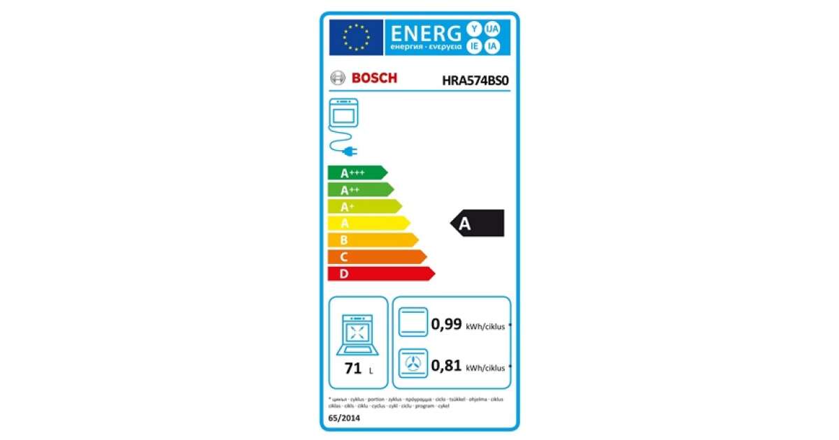 Bosch HRA574BS0 SÜTŐ ELEKTROMOS BEÉPÍTHETŐ GŐZ FUNKCIÓVAL | Pepita.hu