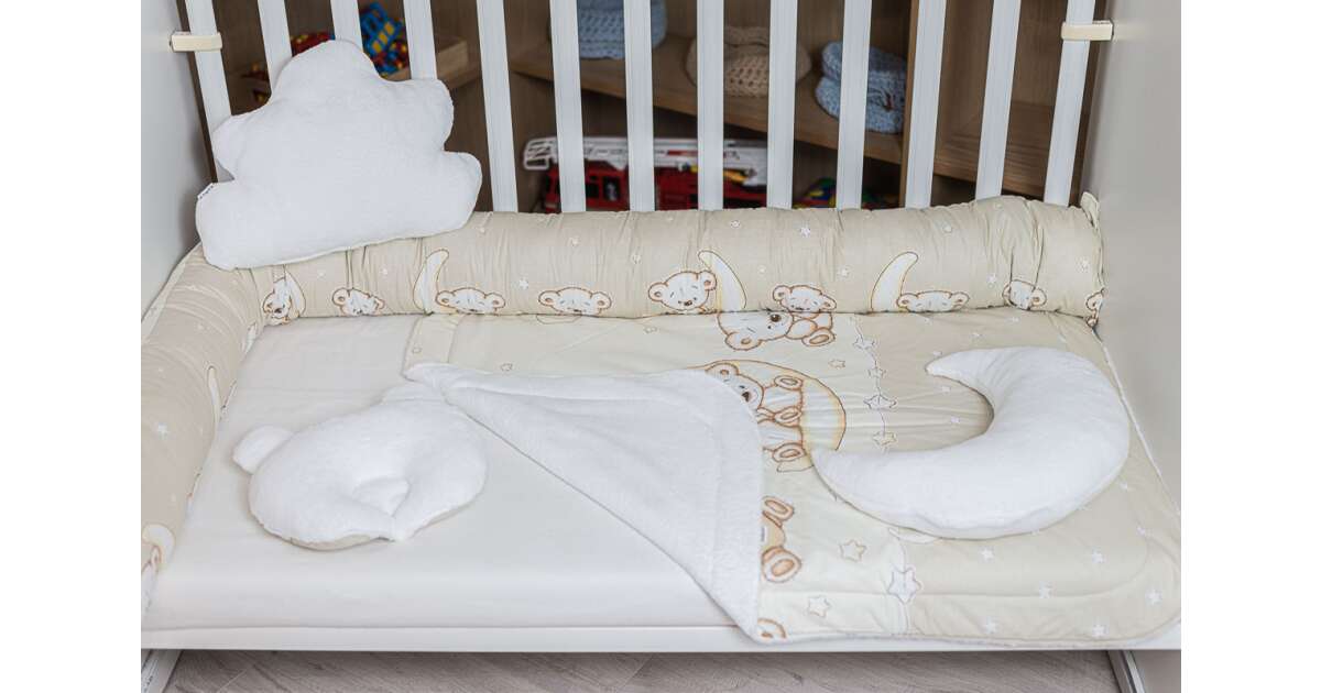 medve család kiságy garnitúra wellsoft paplannal | Pepita.hu