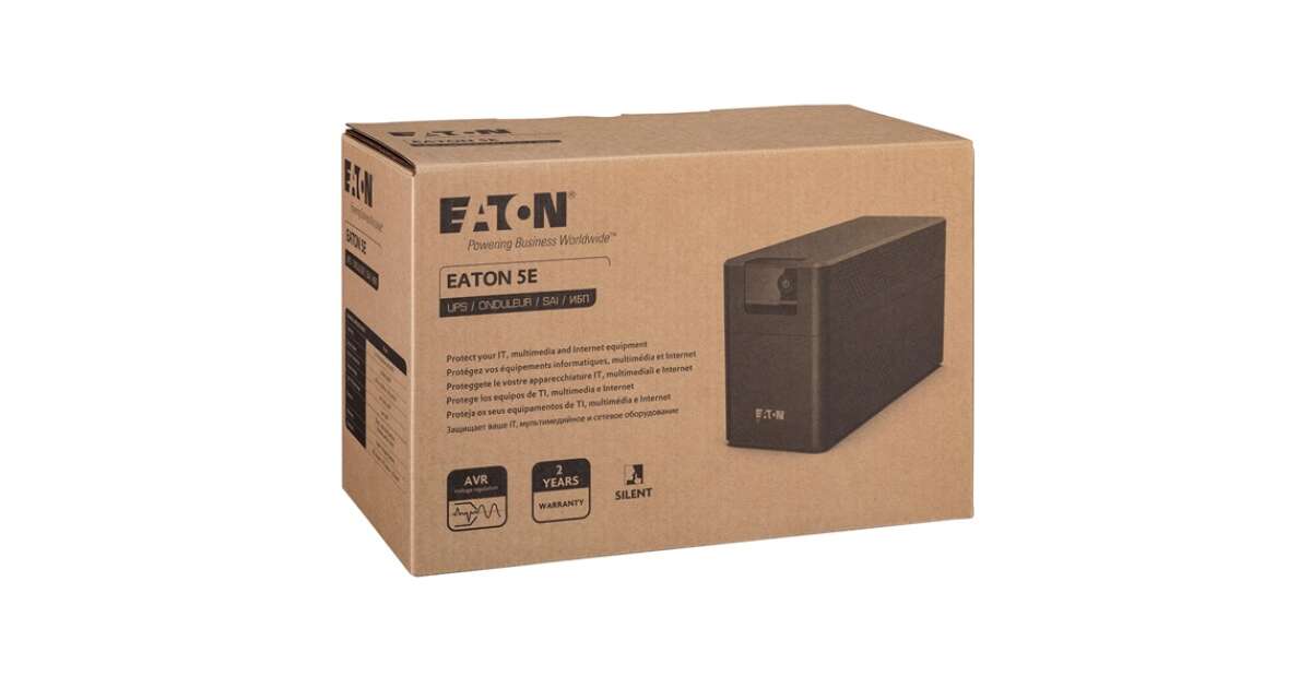 Eaton ups 5e700i, 5e gen2, iec, 700va, 360w, eingang: c14, ausgänge: (4 ...