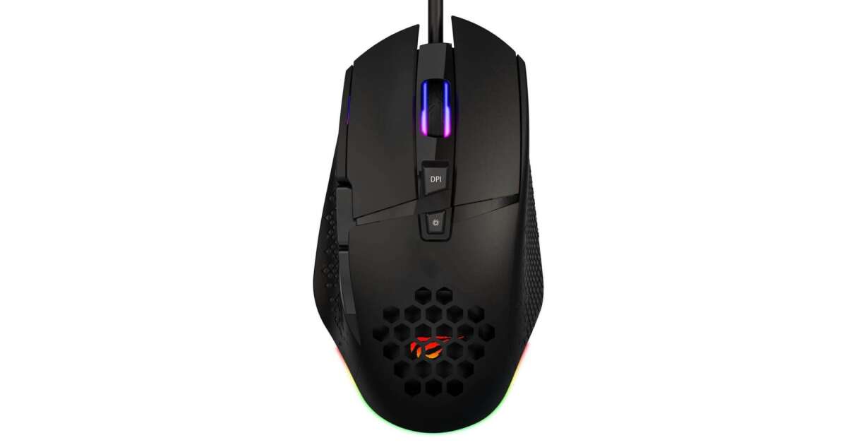 Bezprzewodowa mysz do gier Havit GAMENOTE MS1022 RGB 1000-3200 DPI | Pepita.com