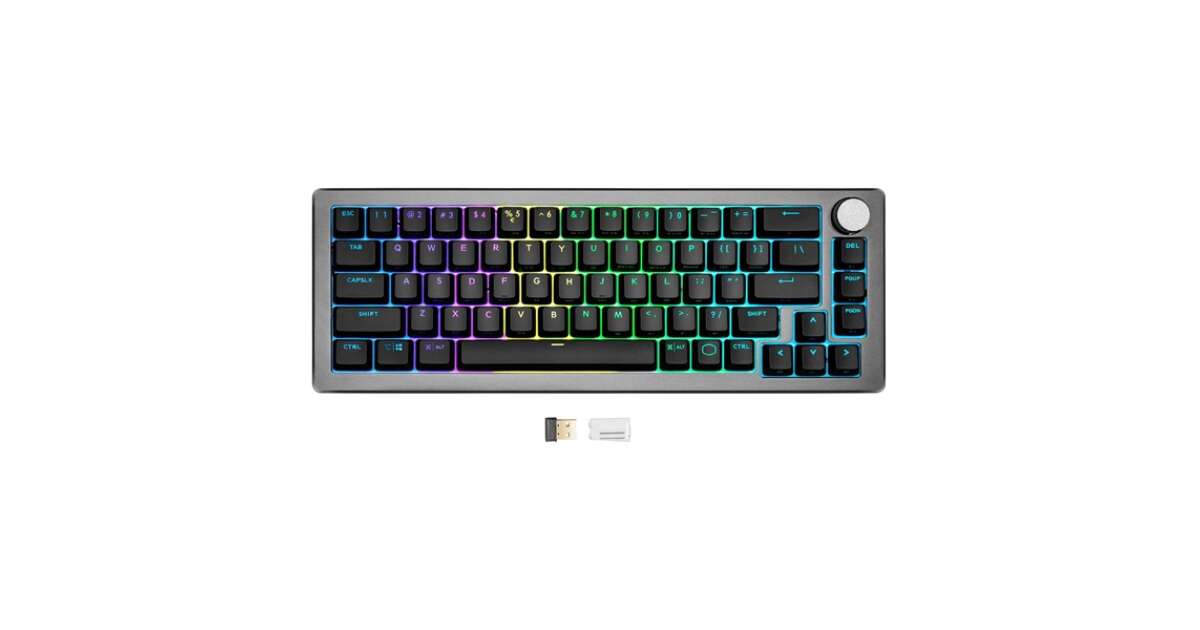 Cooler Master CK721 (Brown Switch) RGB HUN mechanikus vezeték nélküli ...