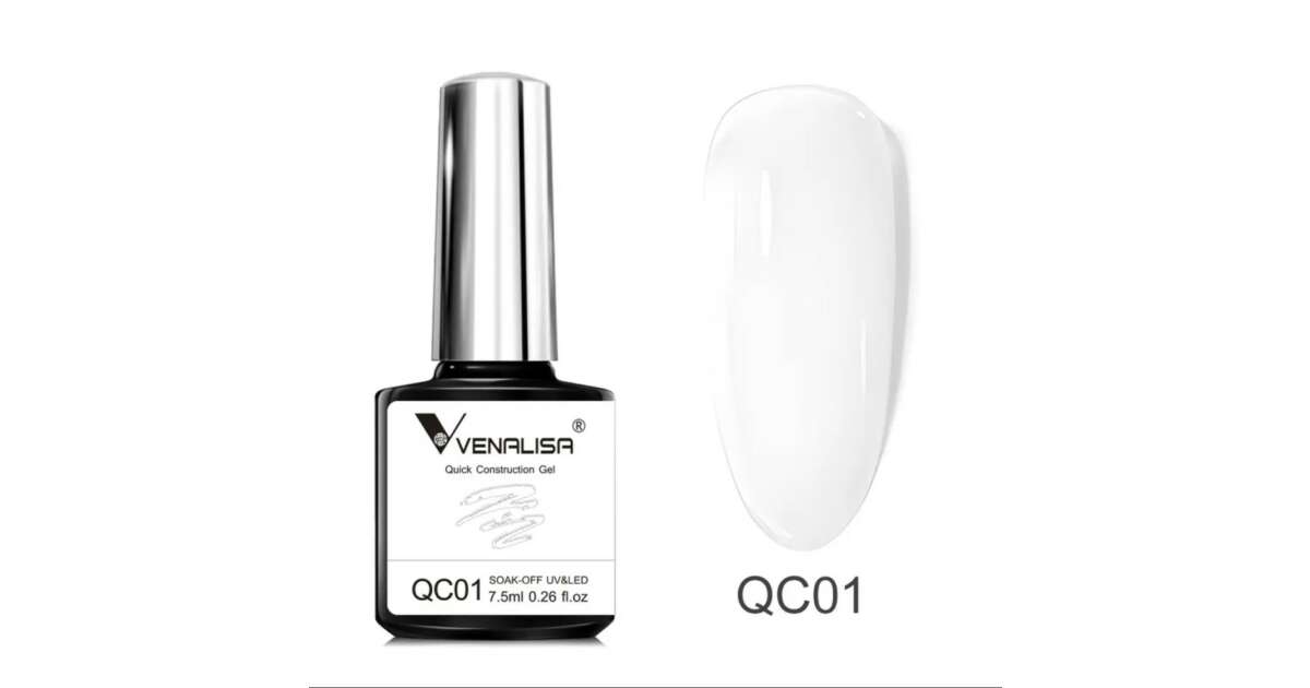 Venalisa Gyors Építő Ecsetes Gél QC gél Fehér | Pepita.hu