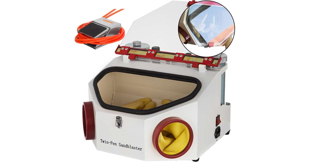 Homokfúvó, homokszóró kamra - dupla fúvóka | Pepita.hu