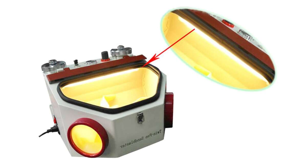 Homokfúvó, homokszóró kamra - dupla fúvóka | Pepita.hu