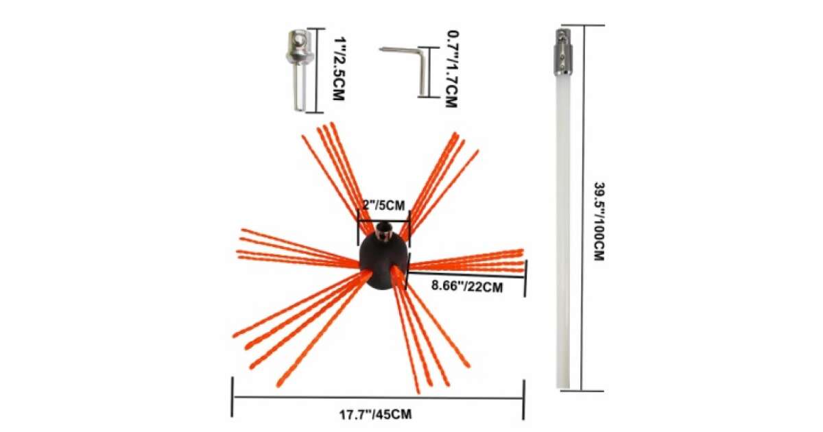 Kéményseprő kefe - 6m | Pepita.hu