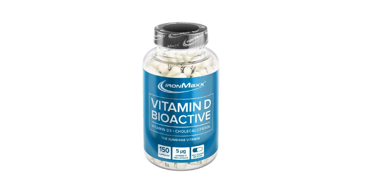 Vitamina D Bioactivă 150 capsule – IronMaxx® | Pepita.com
