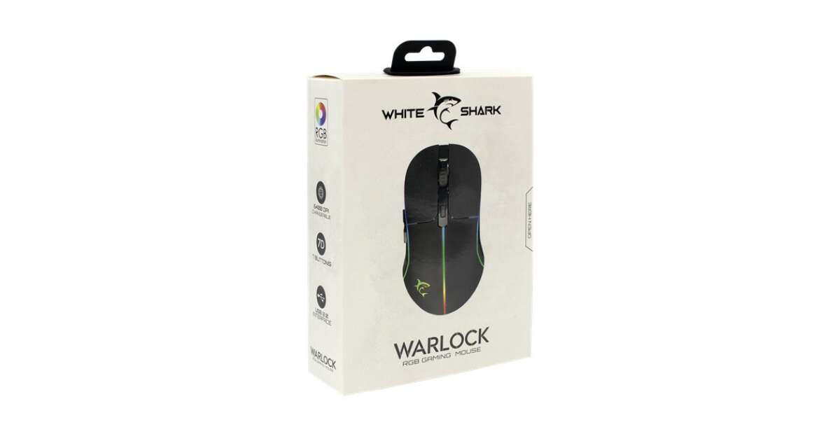 White Shark WARLOCK gamer egér | Pepita.hu