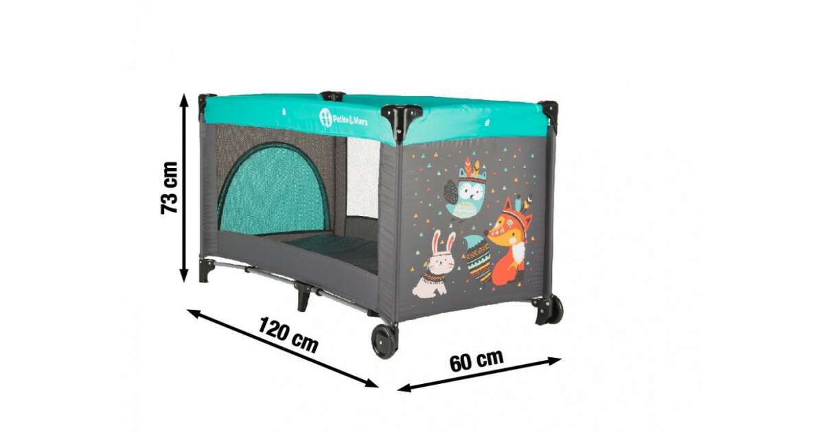 P&M Koot Utazóágy - Fox Aqua - 1 szintes | Pepita.hu