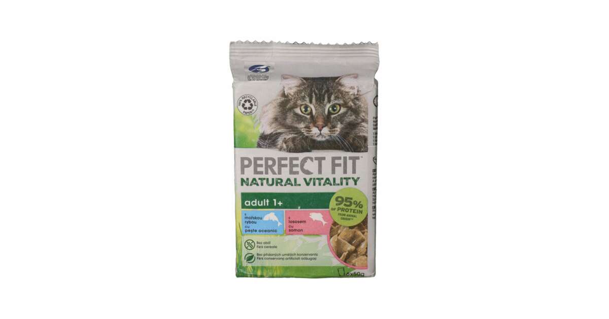 PERFECT FIT mini plicuri somon & pește oceanic 6x50gr | Pepita.com