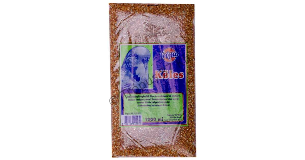 TRÓPUS 600 ml mag csomagolt vörös köles (10 db/#) | Pepita.hu