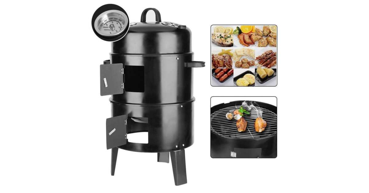 Grill master BBQ Smoker Multifunkciós grillsütő és füstölő 75265880