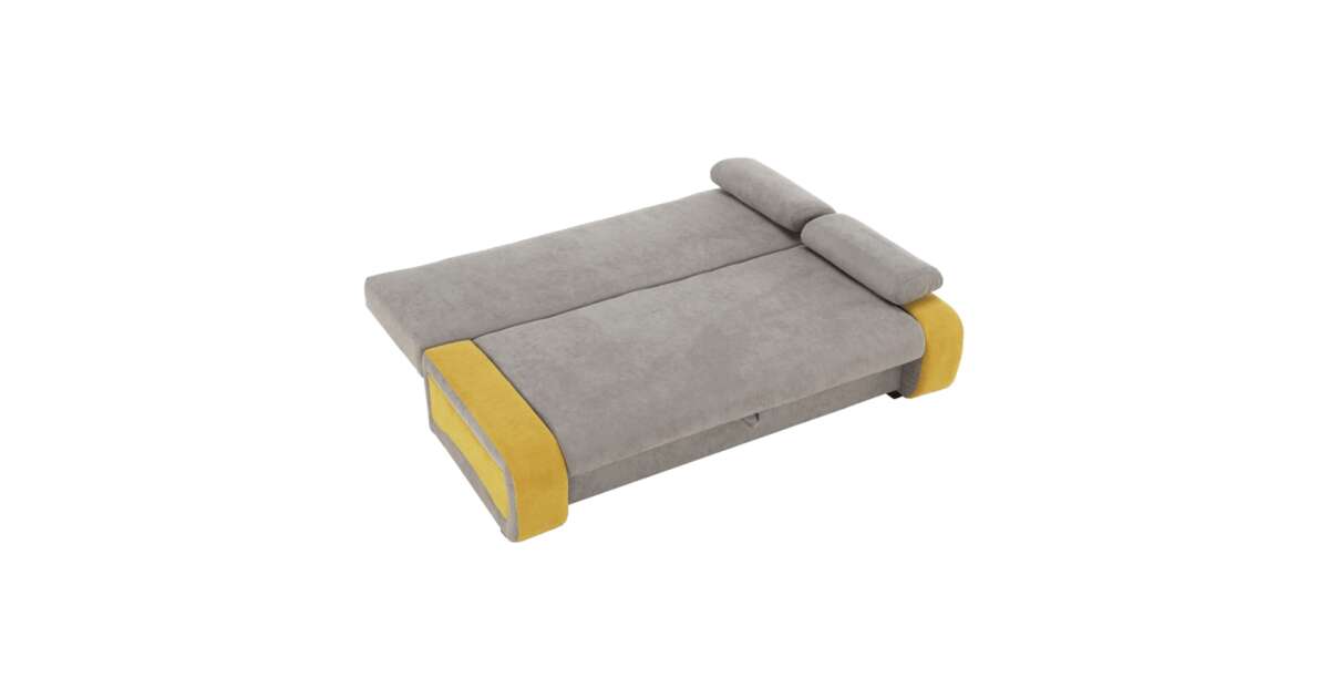 Bolivia K88_200 kihúzható Kanapé #szürke-sárga | Pepita.hu