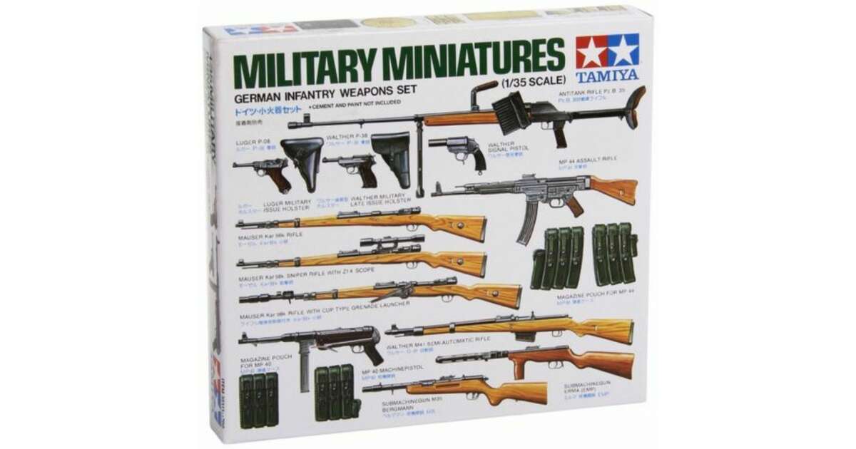 Tamiya German Infantry Weapons Set 1:35 makett készlet (300035111) | Pepita.hu