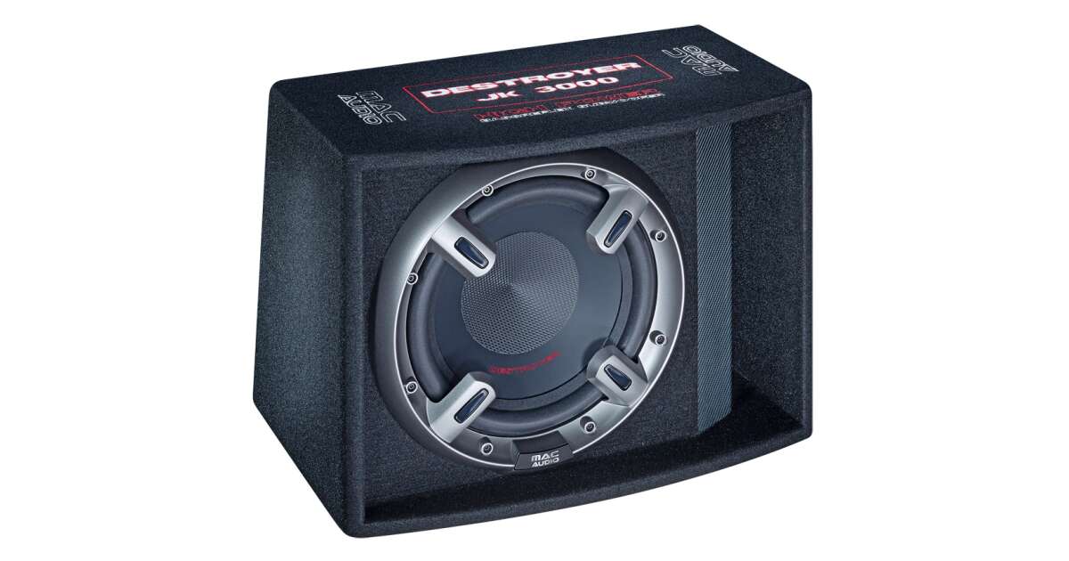 macAudio Destroyer JK3000 Bass Reflex subwoofer cabinet, 1.200W ...