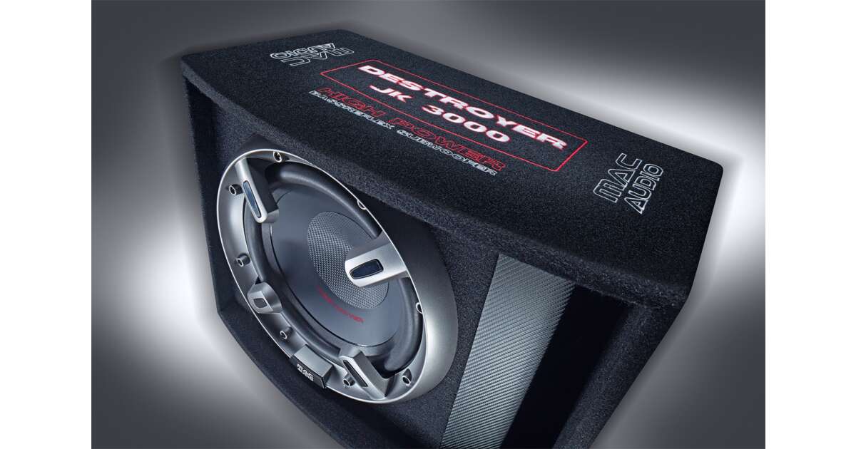 macAudio Destroyer JK3000 Bass Reflex subwoofer cabinet, 1.200W ...