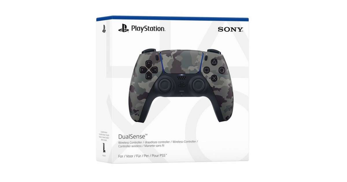 Playstation 5 DualSense Grey Camo Wireless Controller (PS5) | Pepita.com