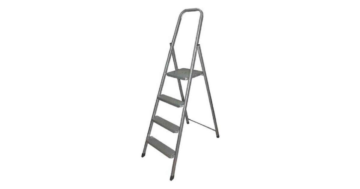 Steel ladder, 4 steps, 244 cm, Słowacja Trend Eurogold | Pepita.com