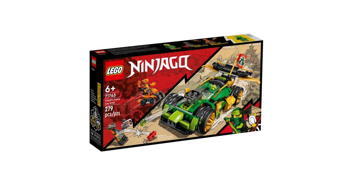 LEGO Ninjago építőkészlet, Lloyd EVO® versenyautója, 279 részes | Pepita.hu