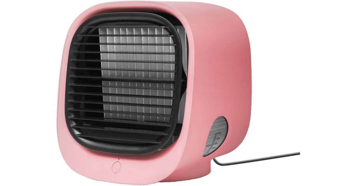 Bewello BW2009PK Hordozható mini léghűtő ventilátor USB Pink | Pepita.hu