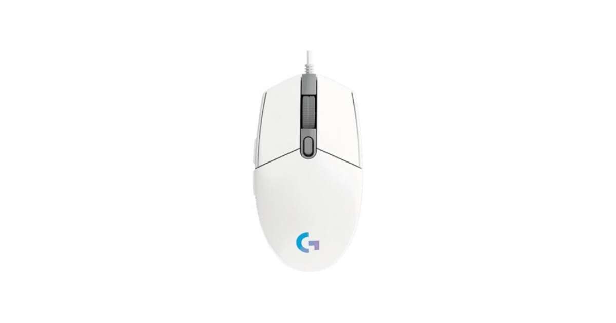 Mouse gaming Logitech G102 Lightsync, 8000 dpi, RGB, Alb | Pepita.com