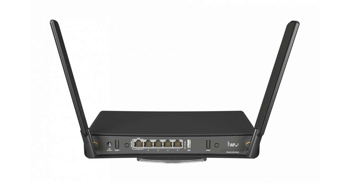 LAN/WIFI MikroTik hAP ax3 router, 802.11ax, 1x2.5Gbit PoE ki RJ45 port ...