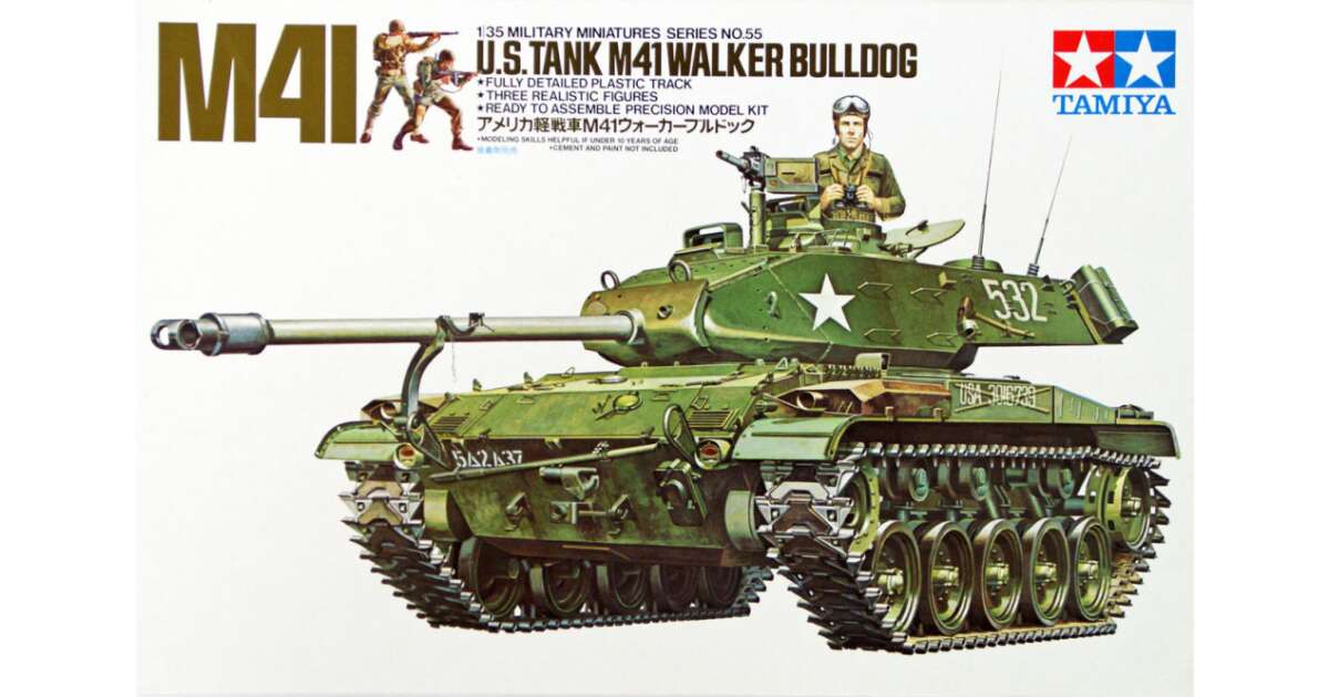 Tamiya US Tank M41 Walker Bulldog 1:35 makett harcjármű (300035055) | Pepita.hu