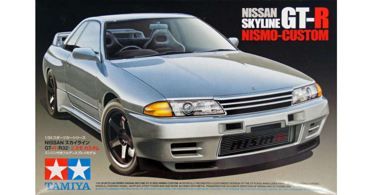Tamiya Nissan Skyline GT-R 1:24 makett autó (300024341) | Pepita.hu