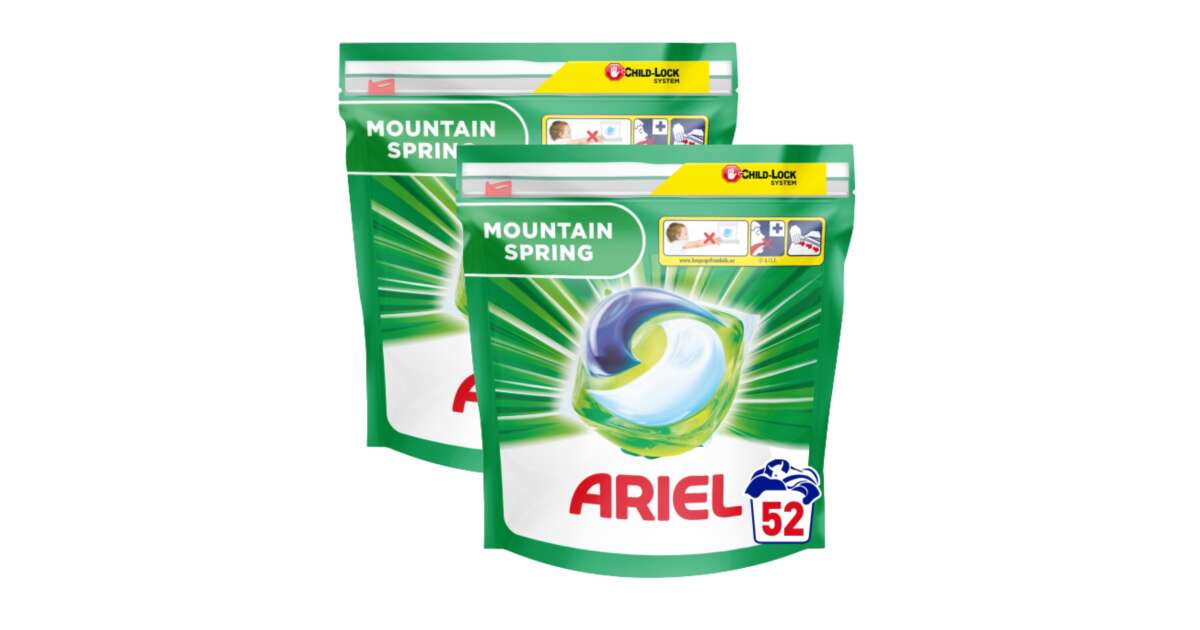 Ariel Allin1 Pods Mountain Spring Mosókapszula 2x52 mosás | Pepita.hu