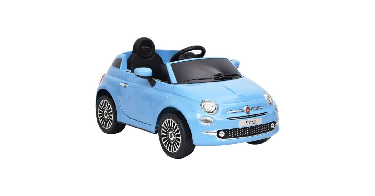 vidaXL kék elektromos gyerek autó Fiat 500 | Pepita.hu