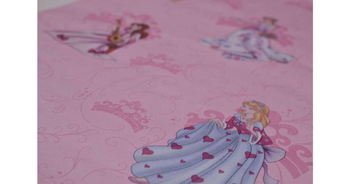 Tapet hartie Printese roz | Pepita.com