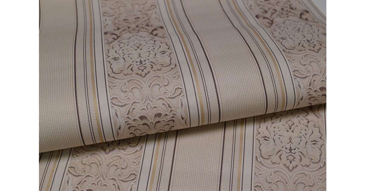 Tapet hartie Versace 3D fundal bej | Pepita.com