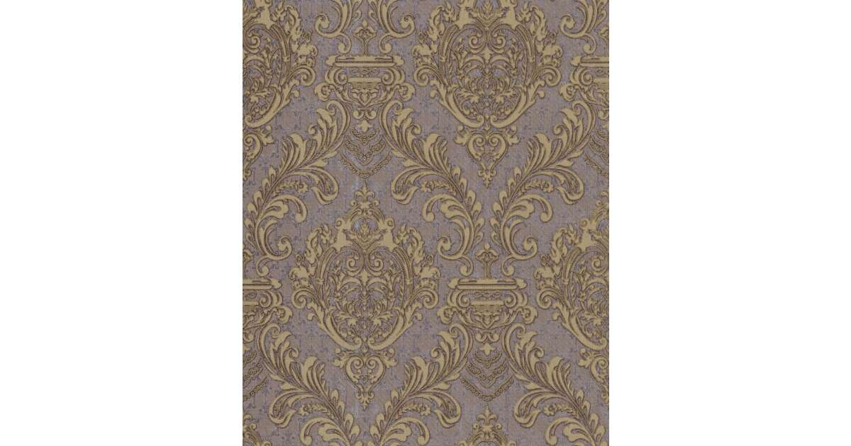 Lux Barokk - Barna Aranyozott Vinyl Tapéta - 0,53m x 10m | Pepita.hu