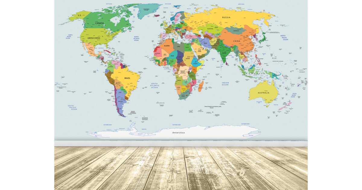 Fotografie tapet Harta Lumii 4 L | Pepita.com