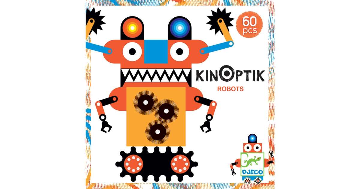 Djeco Kinoptik - Roboti - Joc Educativ si interactiv pentru copii ...