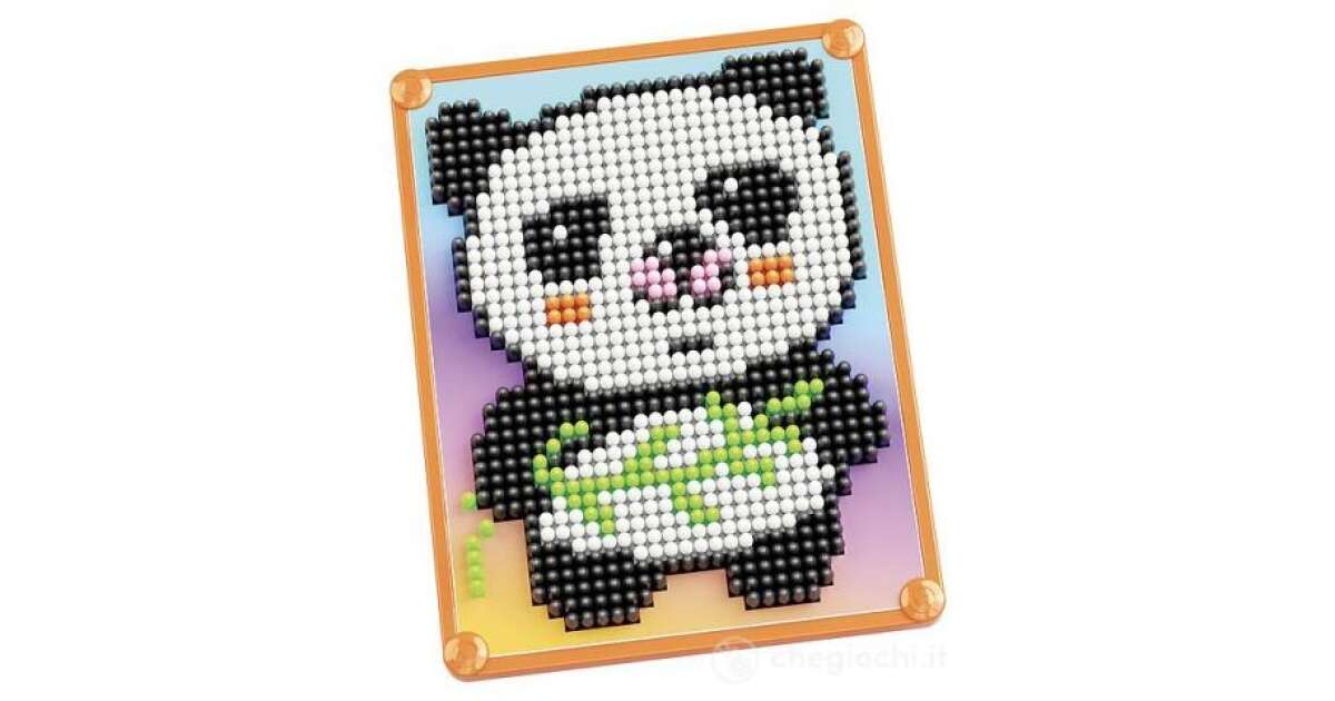 Quercetti Pixel Art Panda Pötyiző - 943 db | Pepita.hu