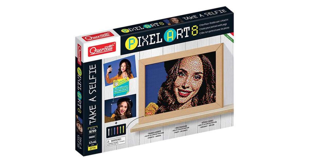 Quercetti: Pixel Art Selfie-Stick basteln Kreativspiel | Pepita.com