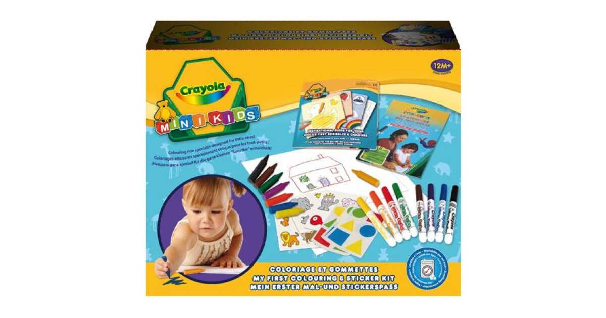 Crayola Mini Kids: Set de colorat şi decorat | Pepita.com